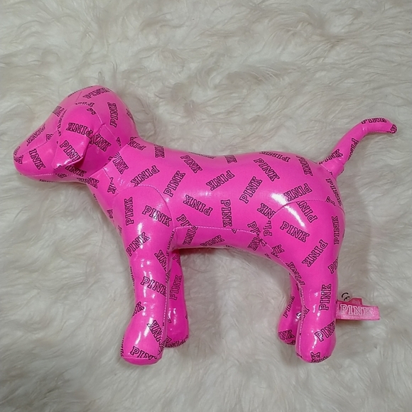 PINK Victoria's Secret | Accents | Vs Pink Large Dog Hot Pink Patent ...